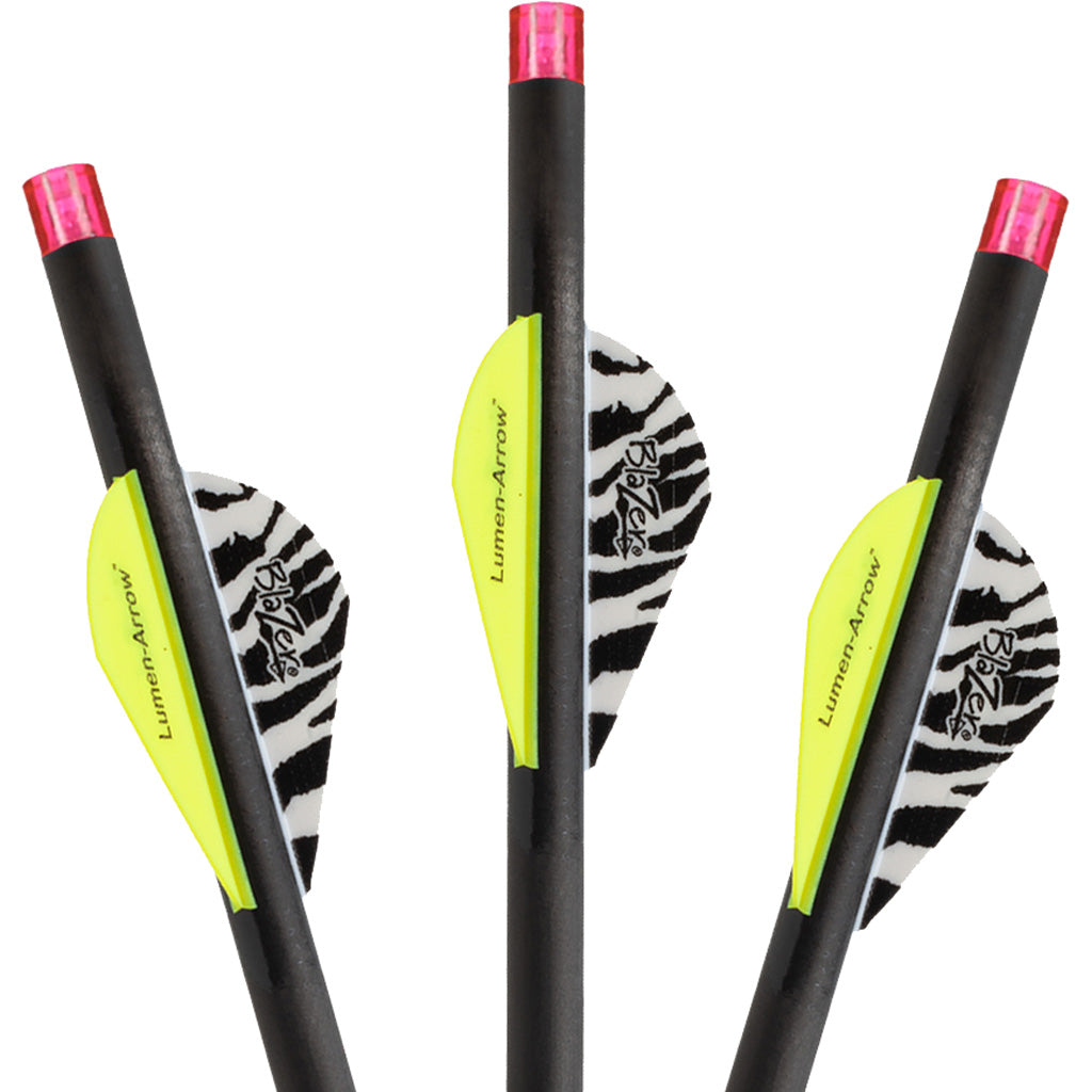 Lumenok Crossbow Bolts 20 In. Pink Flat 3 Pk. – PredatorsArchery