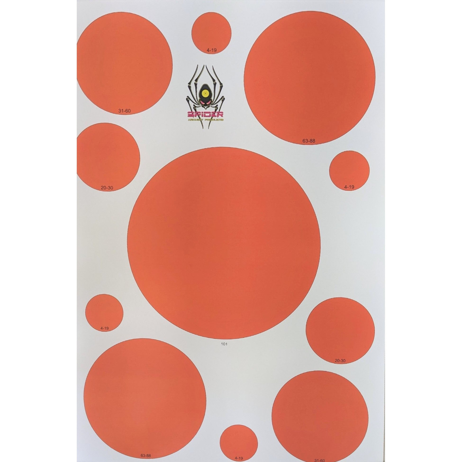 Orange Redding Spots Practice Target – PredatorsArchery